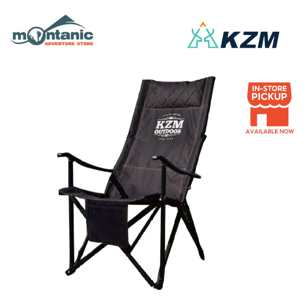 KZM Signature Relax Chair - 80kg Capacity Portable Folding Kerusi ...