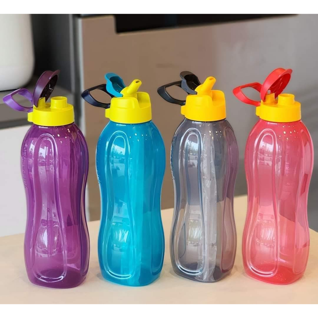 11 Jenis: Tupperware NEW SIZE Eco Bottle Flip Top 1.5L /1.5L Zip Pouch ...