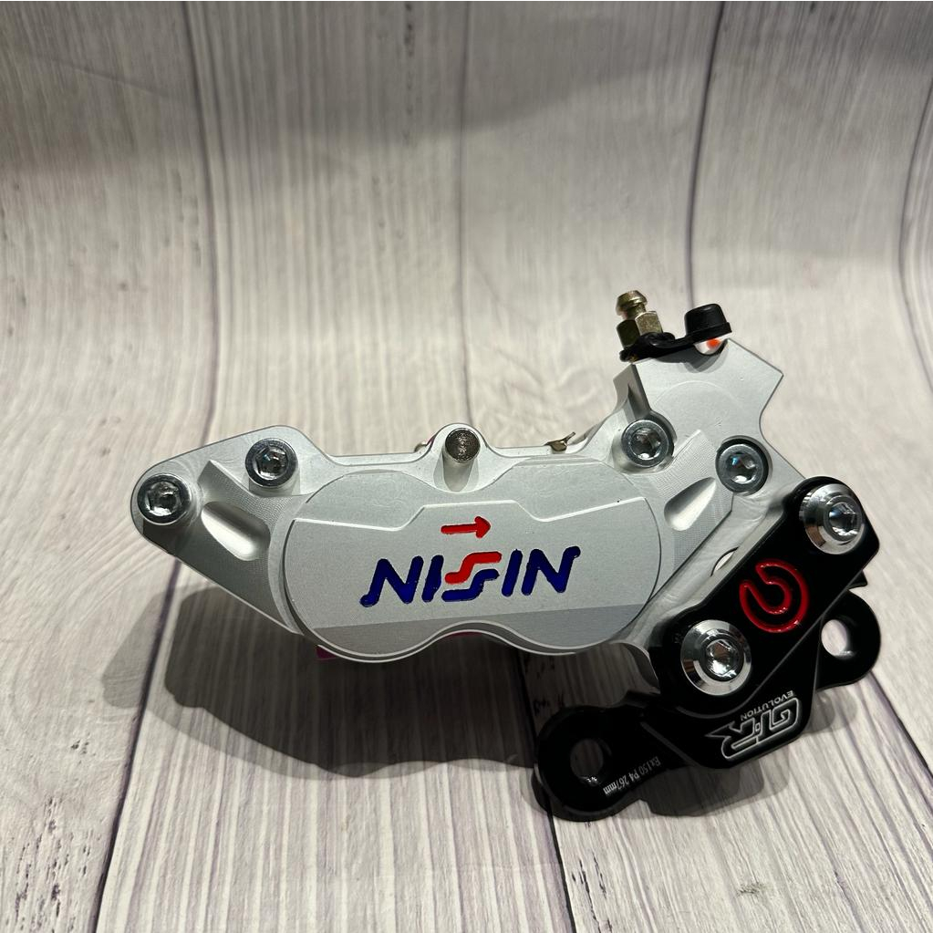 Nissin Caliper Pump Y15zr Y15 267mm Front Set P4 Nissin Caliper 4Pot Set With Bracket Y15zr ...