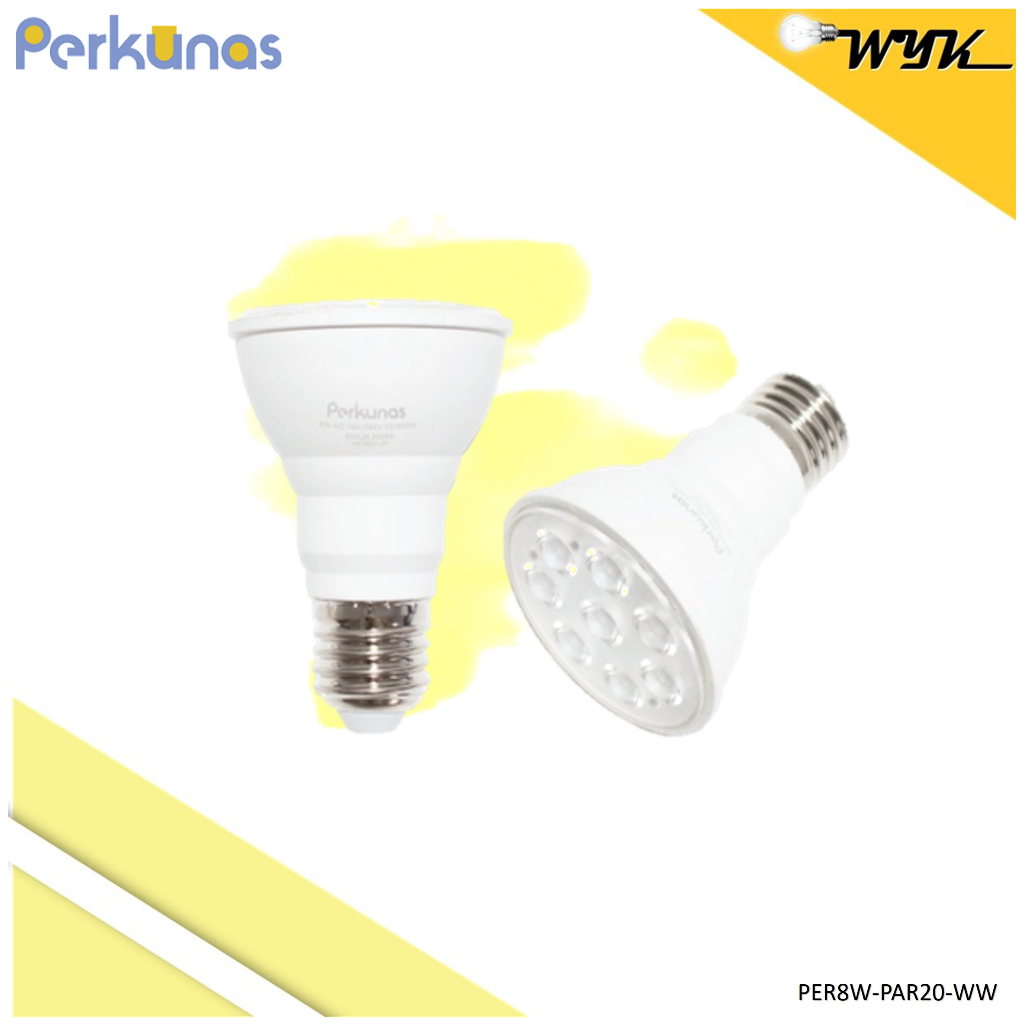 Perkunas 8w Led Par20 Spot Light Bulb (WW) | Shopee Malaysia