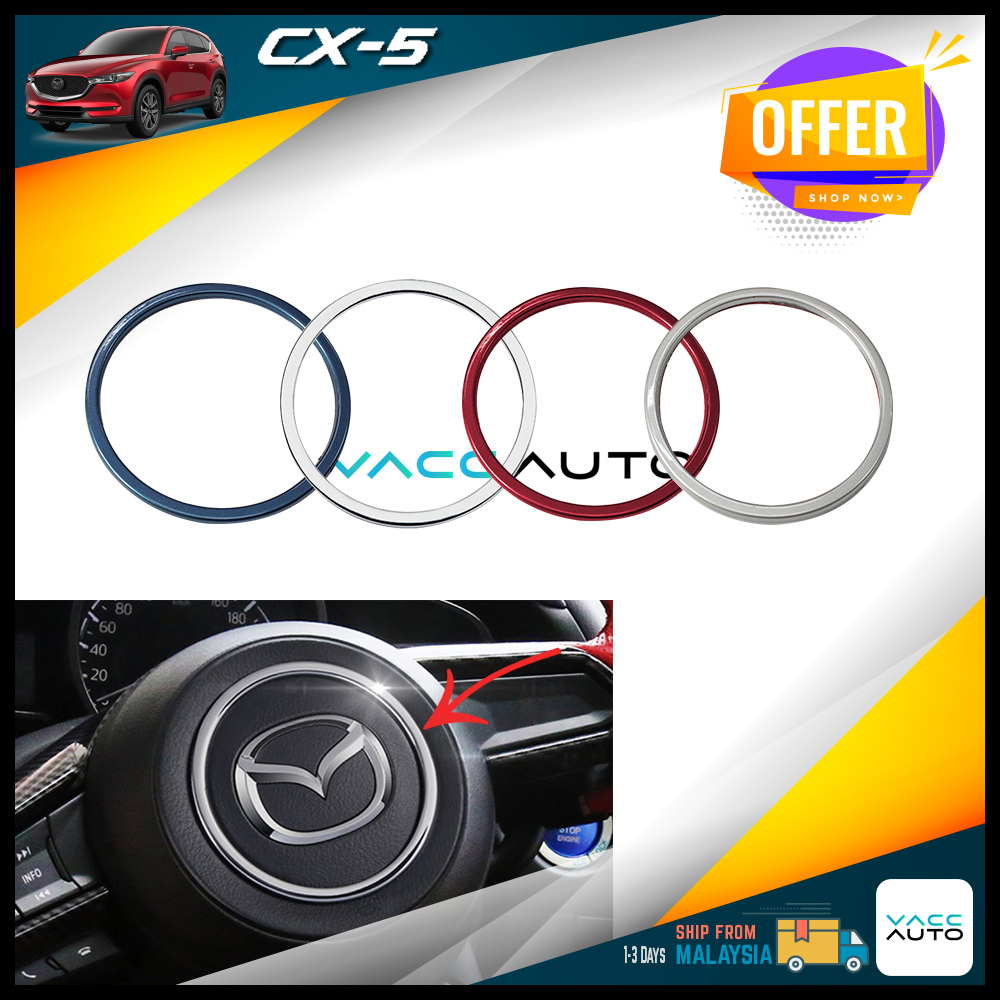 Mazda CX5 Steering Ring Lining Red Blue Silver CX-5 2018 - 2024 Car ...