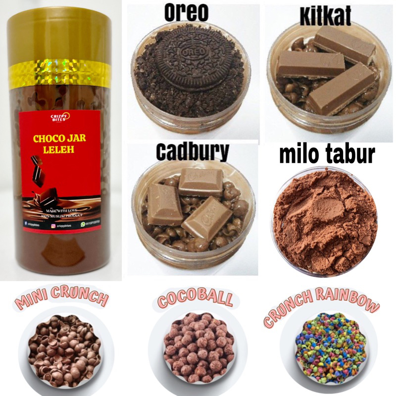 CHOCOJAR BESAR 600g MURAH CRUNCHY/BERYL CHOCLATE PREMIUM/CHOCOJAR LELEH ...