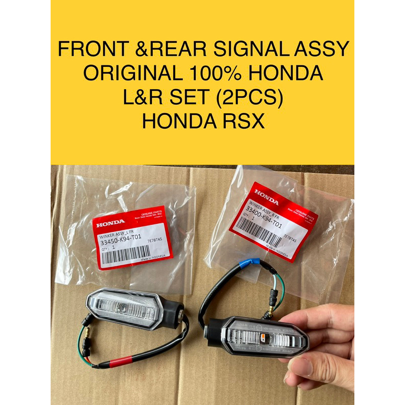 RSX FRONT REAR SIGNAL ASSY L&R SET ORIGINAL 100% HONDA FOR RSX RS-X ...