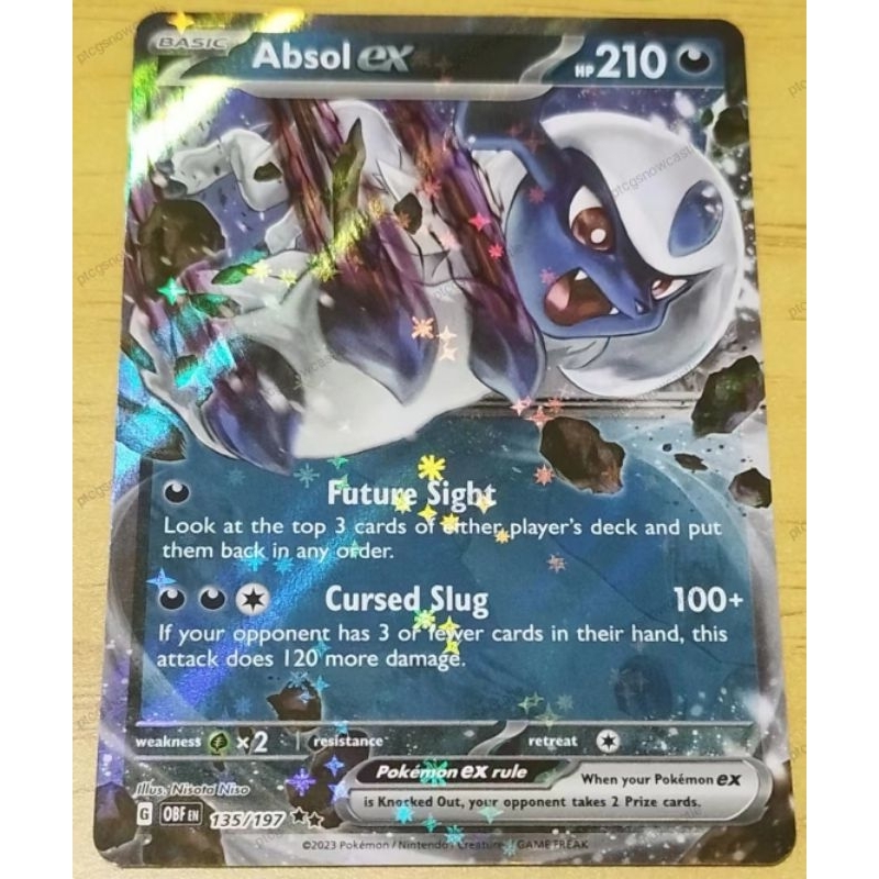 PTCG Absol ex - 135/197 - Ultra Rare (READY STOCK) | Shopee Malaysia