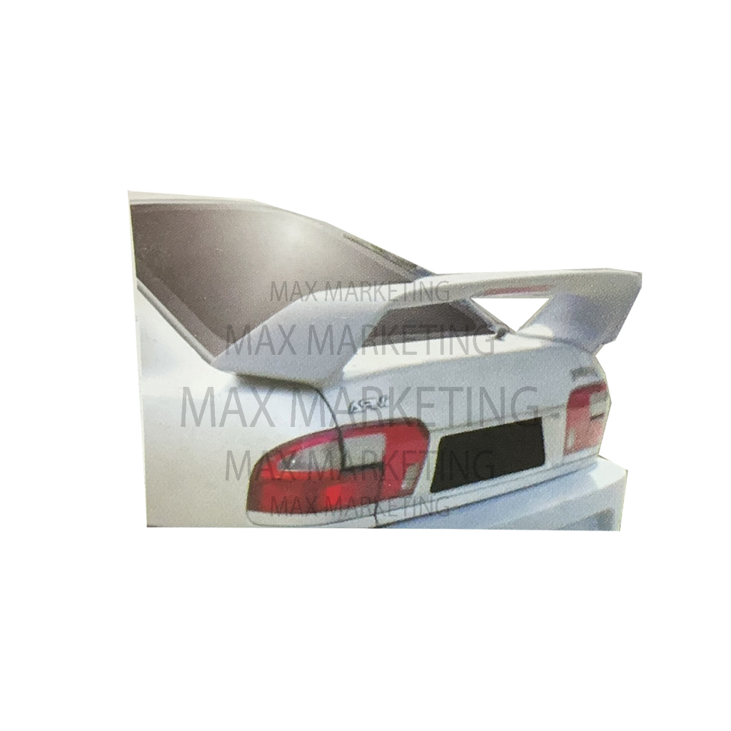 PROTON WIRA AEROBACK SPOILER EVO X (LED)（FIBER GETAH ) SKIRT LIP ...