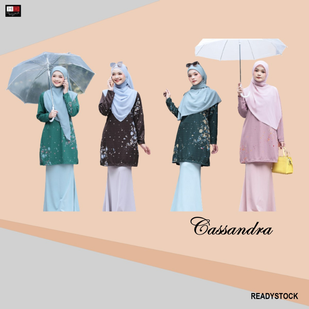 Readystock | HD CASSANDRA | T Shirt Jersi Muslimah Humaira Design ...