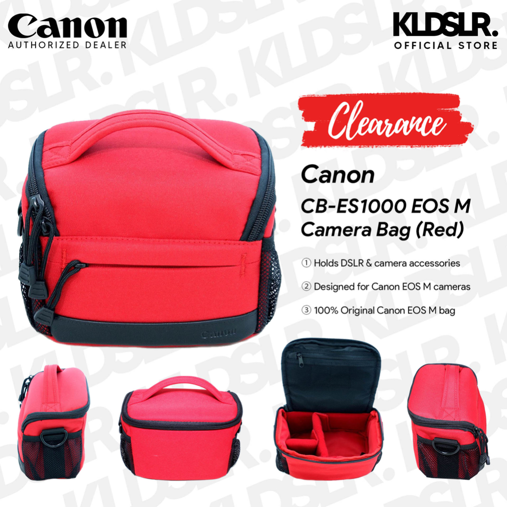 (Promo) Original Canon CB-ES1000 EOS M Camera Bag for mirrorless Camera ...