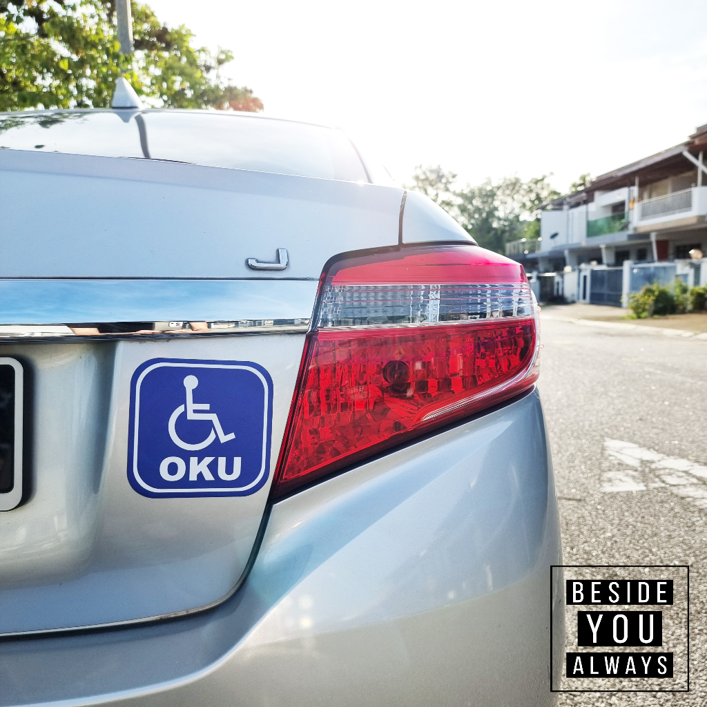 OKU Sign Removeable Car Door Magnet / Magnetic Sticker / Car Decal ...