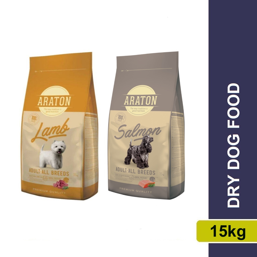 Araton 15kg Dry Dog Food (Salmon/Lamb) | Shopee Malaysia