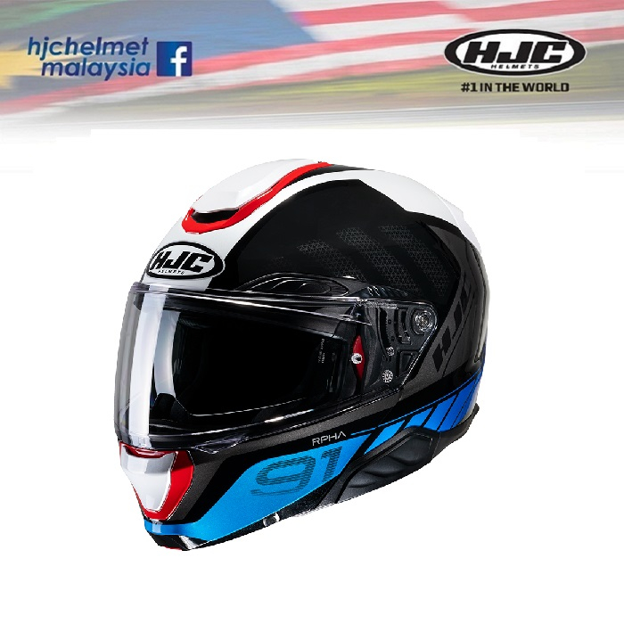 HJC RPHA 91 MODULAR Helmet - Rafino MC21 [ECE22.06] | Shopee Malaysia