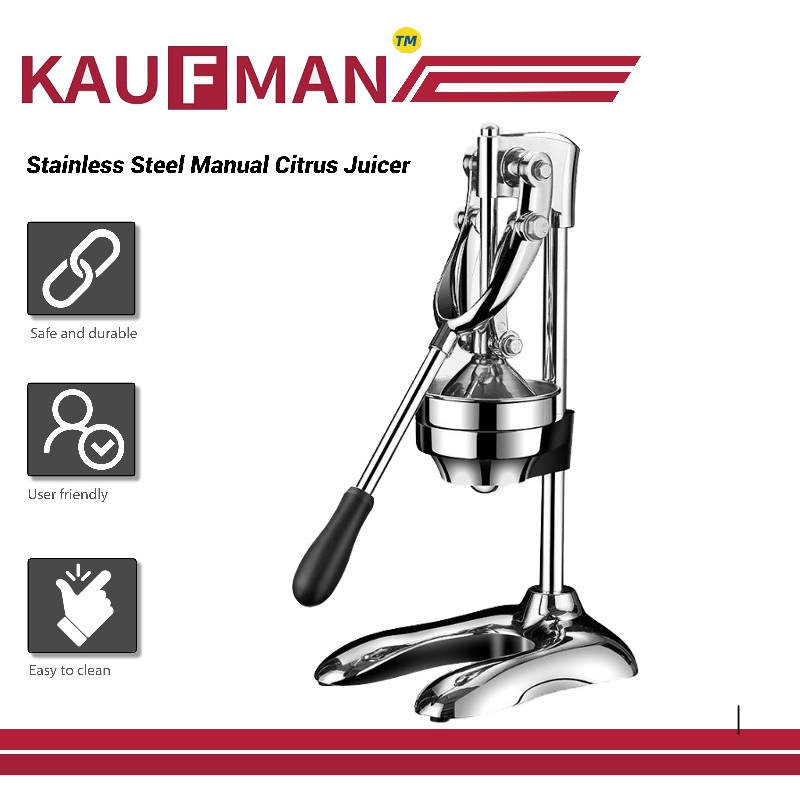 [Ready Stock]Stainless Steel Hand Pressing Pressure Juice Fruit Juicer ...