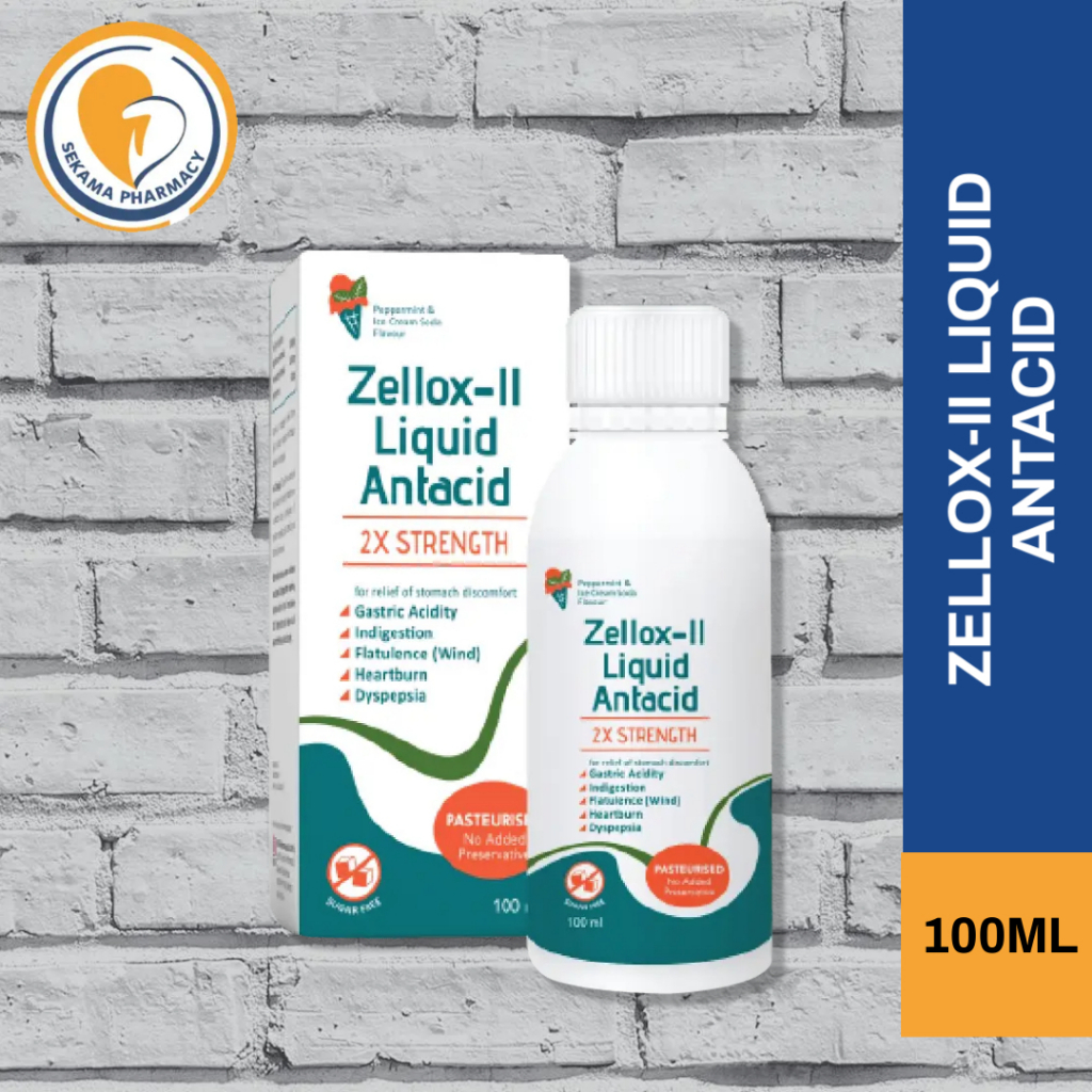 ZELLOX-II ANTACID (SUGAR FREE)100ML [EXP: 11/2025] | Shopee Malaysia