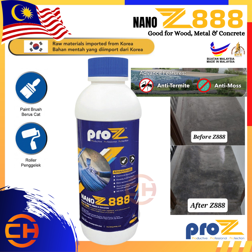 ProZ Waterproofing Nano Z888 for Wood, Metal & Concrete Cat Kalis Air ...