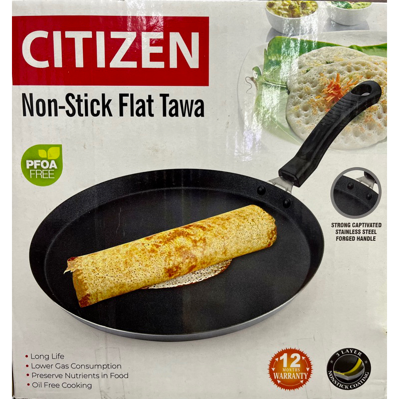 [READY STOCK] Citizen Non-Stick Tawa / Kuali Roti Jala Non-Stick 285mm ...