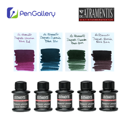 De Atramentis Fountain Pen 45ml Bottle Ink Black Edition | Shopee Malaysia