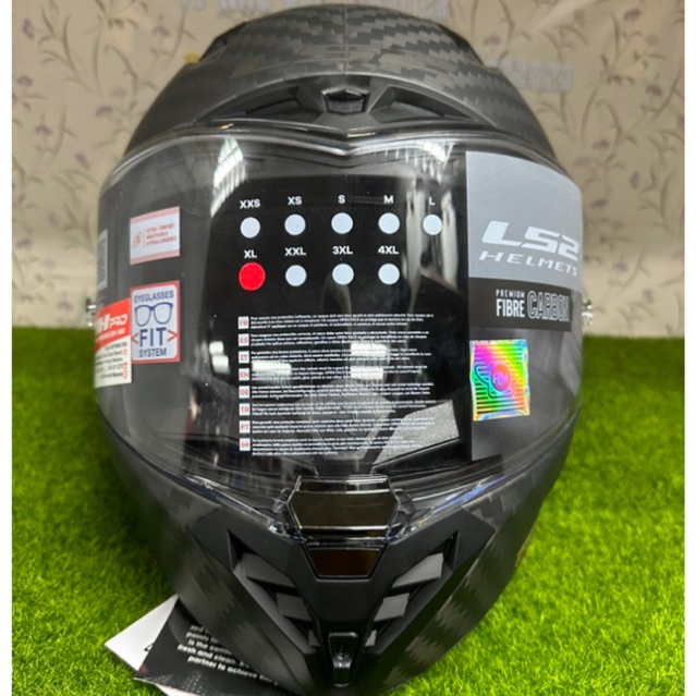 HELMET LS2 FF805 THUNDER CARBON GP PRO FIM MATT BLACK | Shopee Malaysia