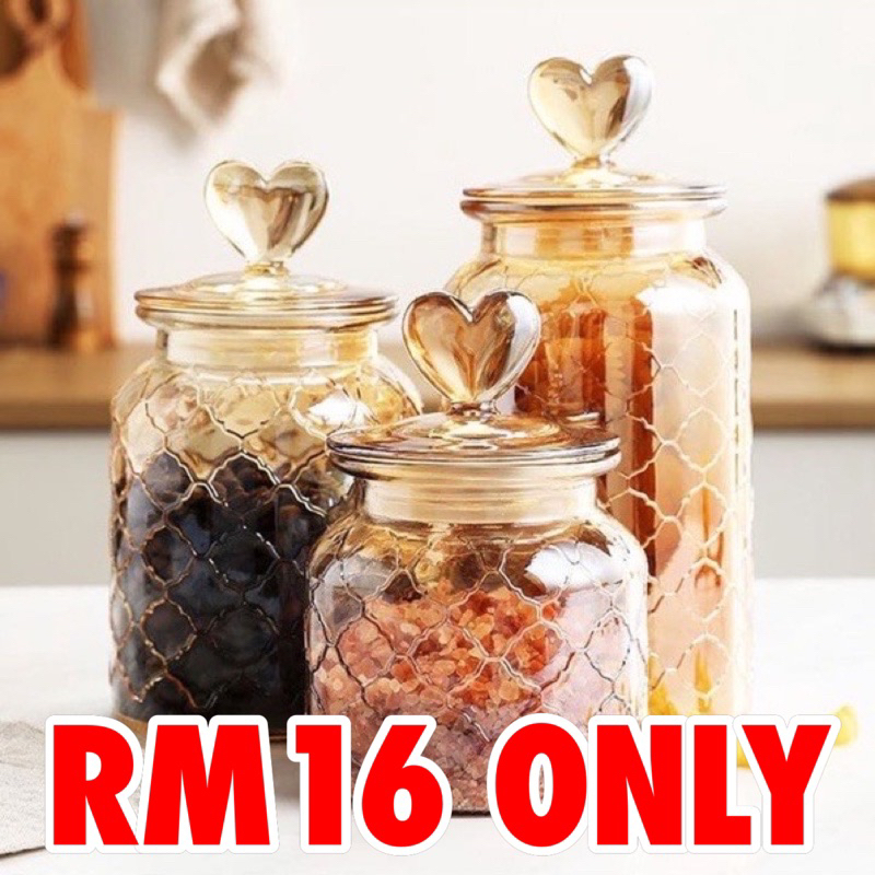 Bekas kuih Raya Bekas biskut raya kaca biscuit container kedap udara ...