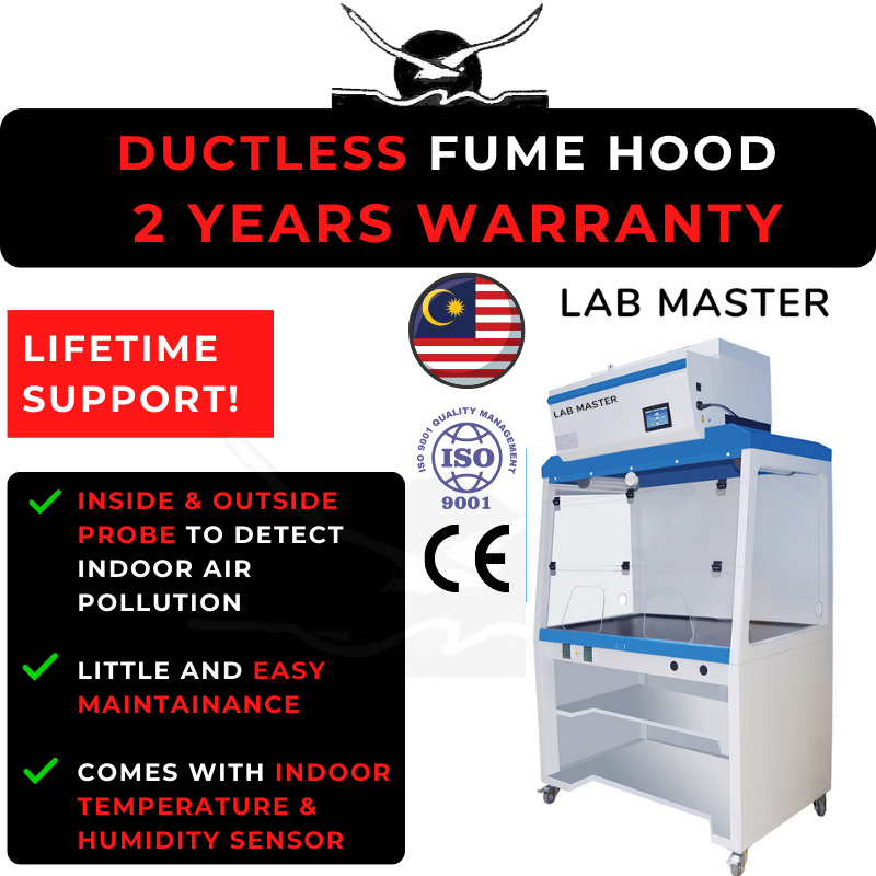 LAB MASTER/MALAYSIA DUCTLESS Fume Hood with Carbon Filters SGS ISO CE ...