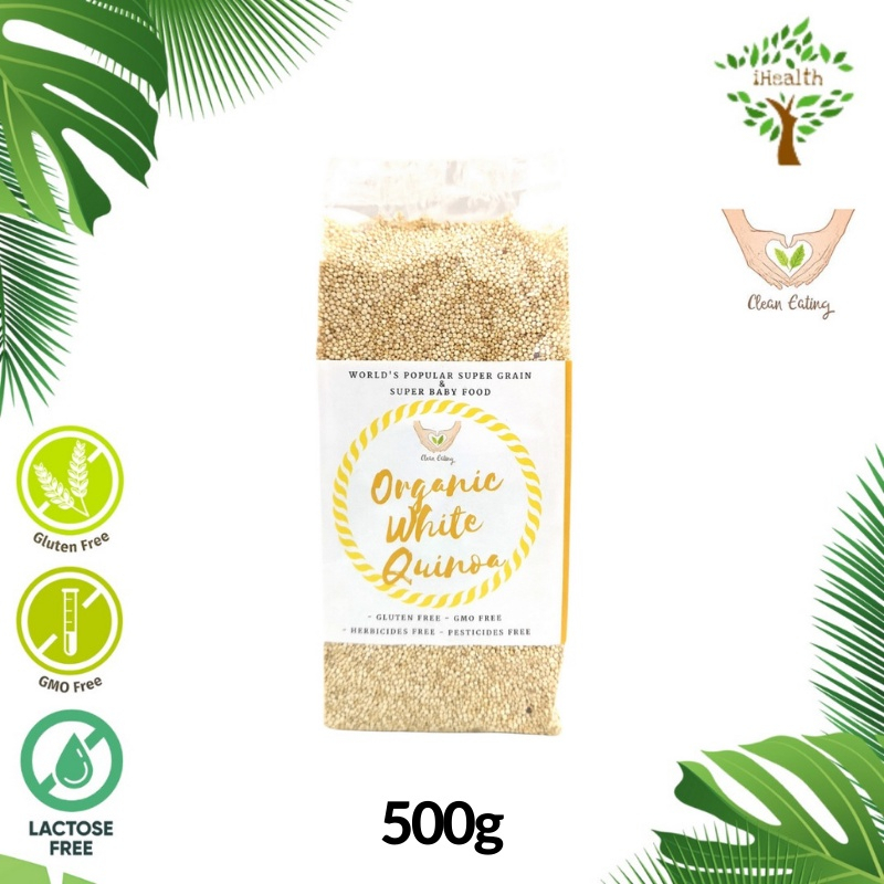 Clean Eating Organic White Quinoa *Gluten Free / Quinoa Putih Organik ...
