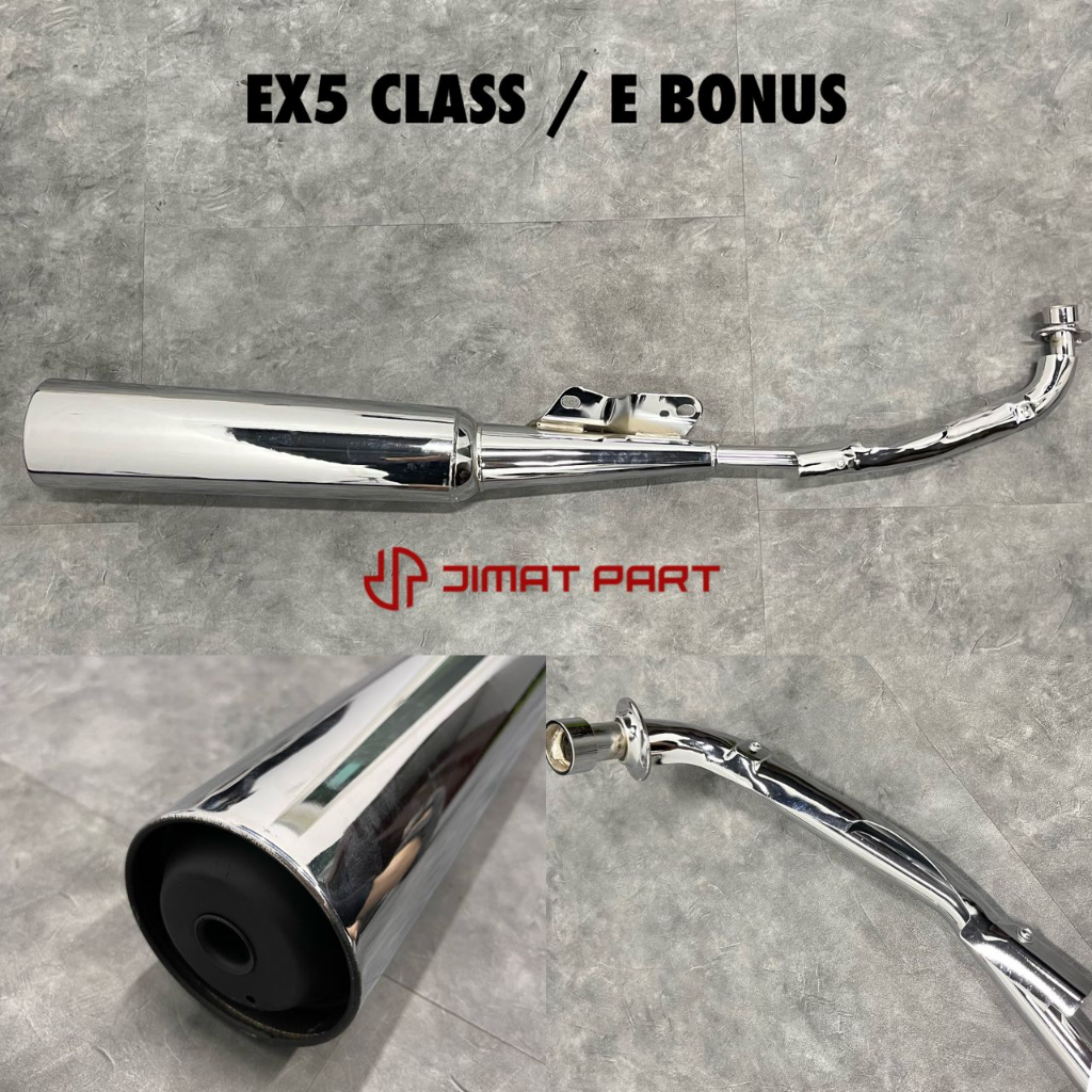 EX5 CLASS EXHAUST PIPE STANDARD MUFFLER EKZOS SYM E BONUS 110 BONUS110 ...