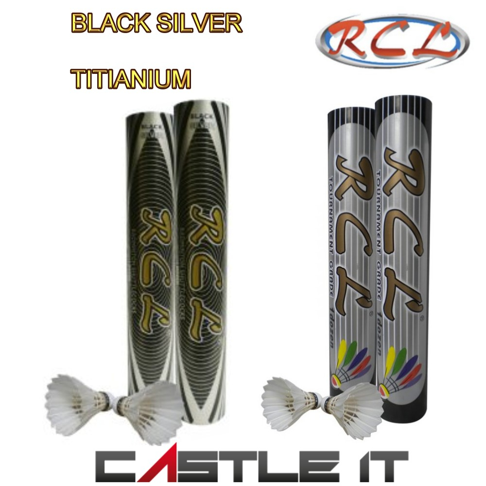 RCL Titanium Black Silver Black Gold Ruby Goose Feather Tournament ...