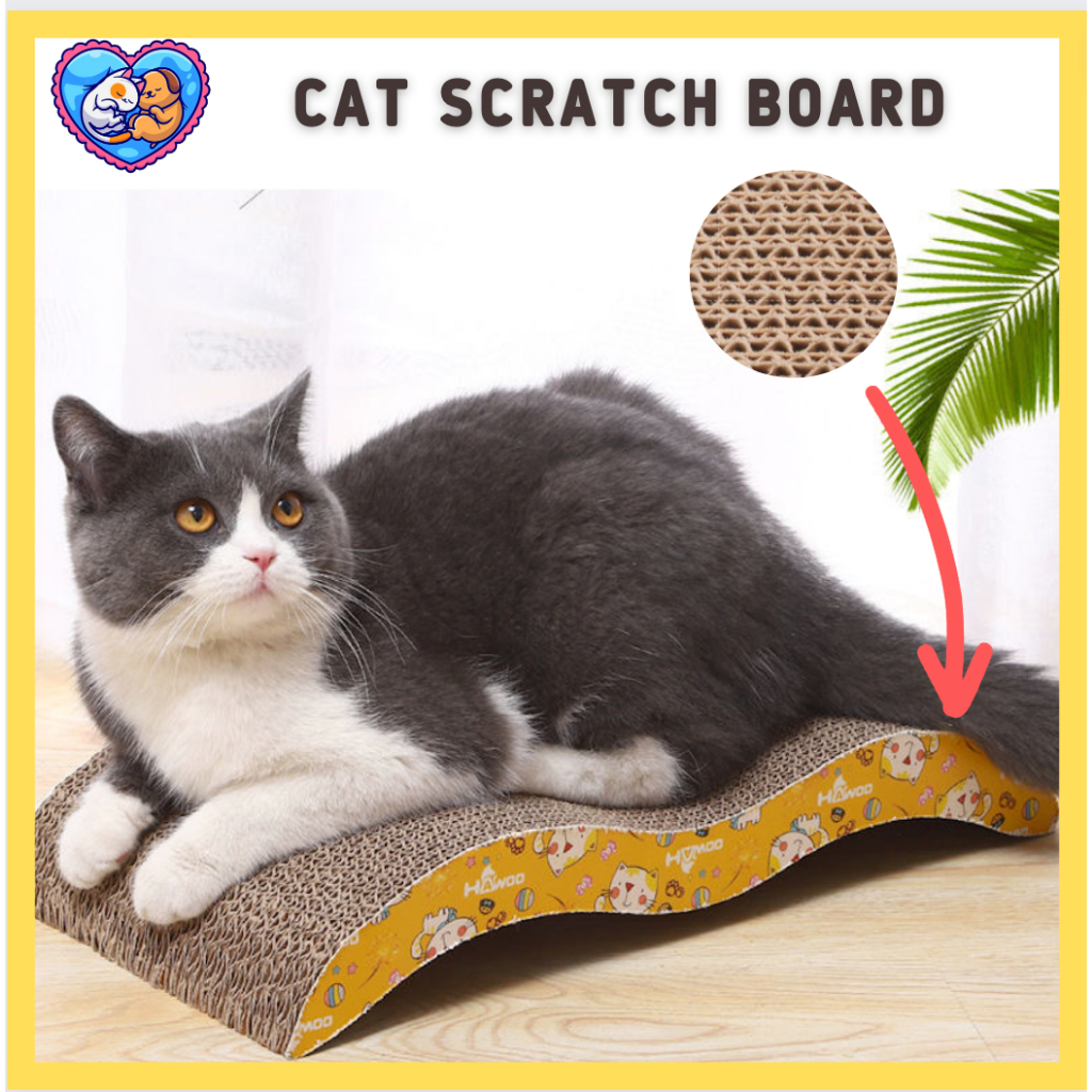 Pet New Land Cat Scratch Board Corrugated Paper Cat Scratcher Kitten ...