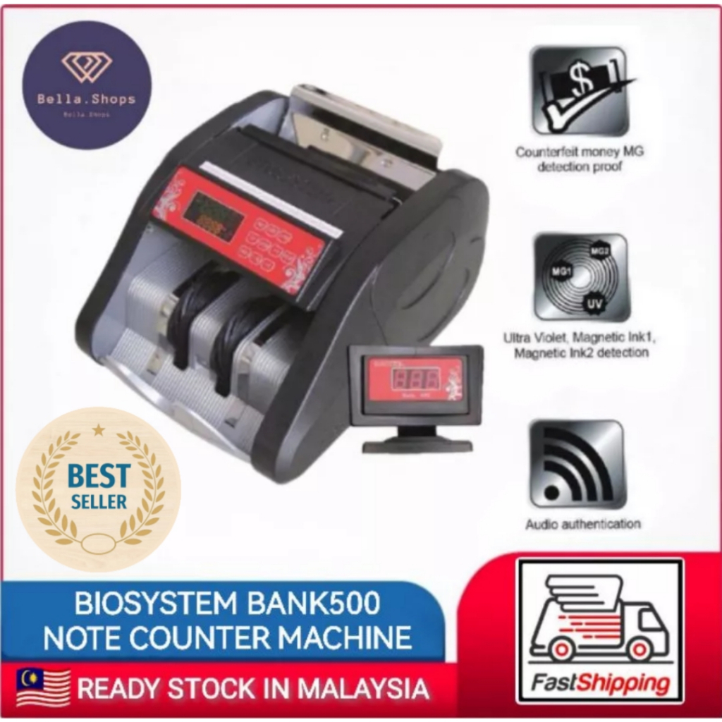 BIOSYSTEM Note Counter Machine | Note Counting Machine | Shopee Malaysia
