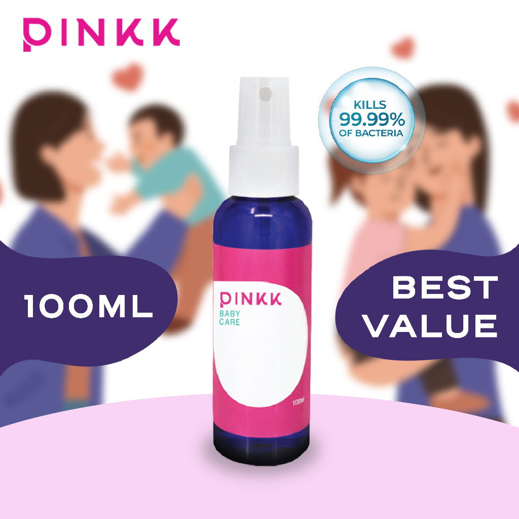 [Sale] [100ml] Pinkk Baby Care Ionic Silver Spray | Babyions | Antimicrobial Children HFMD ...