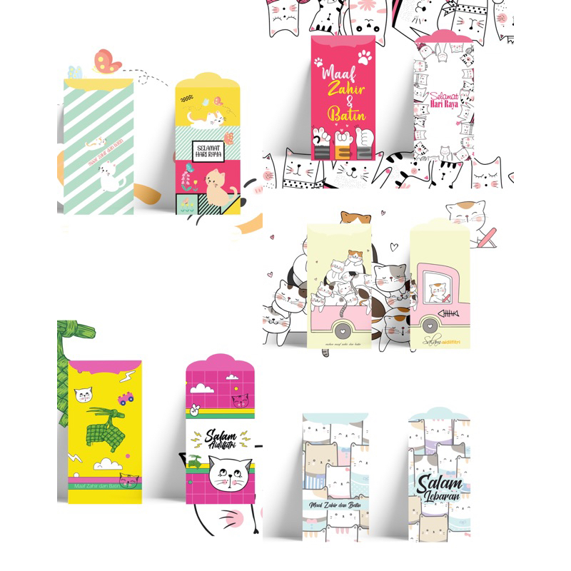 Sampul Raya Kucing Comel | Shopee Malaysia