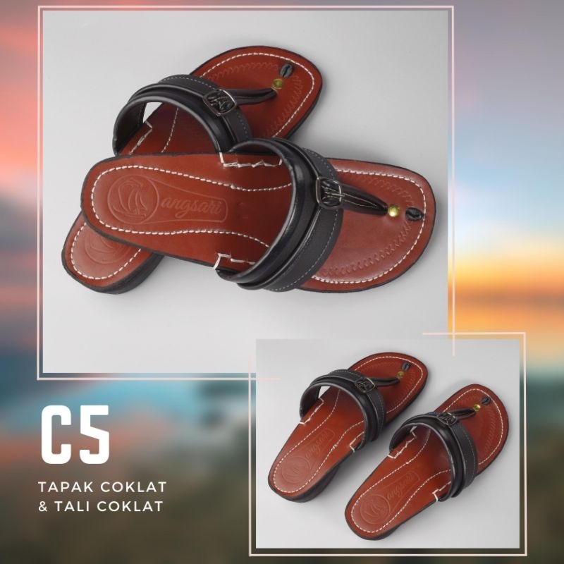 Capal Kulit Tradisional Angsari | Shopee Malaysia