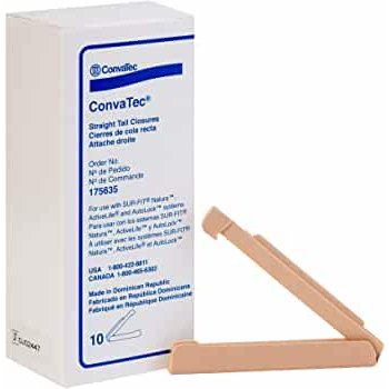 [CLEARANCE]CONVATEC STRAIGHT TAIL CLOSURE (CLIP FOR COLOSTOMY DRAINABLE ...