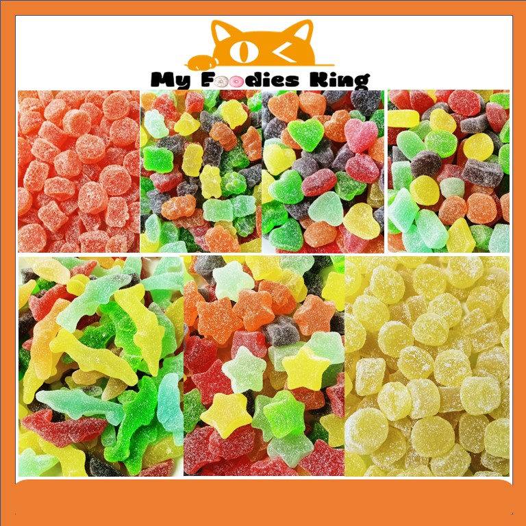 100g Jelly Bean Sweet Candy Mixed Pastilles Gummy gula [ My foodies ...