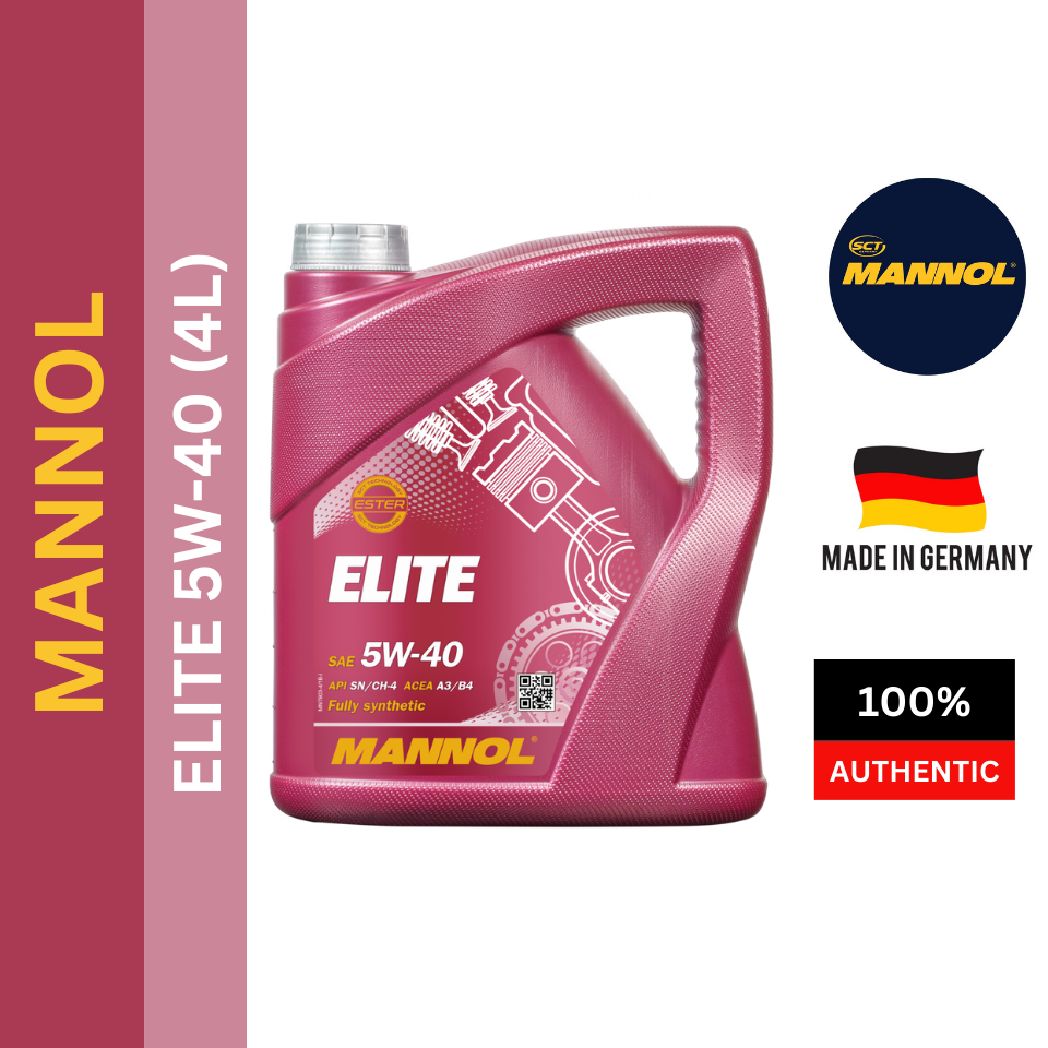 MN7903-4 MANNOL Elite + ESTER SAE 5W40 Fully Synthetic Engine Oil ...