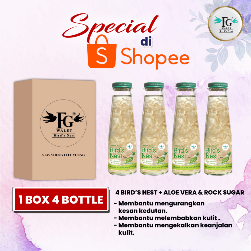 [ Trial Set ]FG Walet Birds Nest Collagen Plus W Aloevera 250ML FG ...