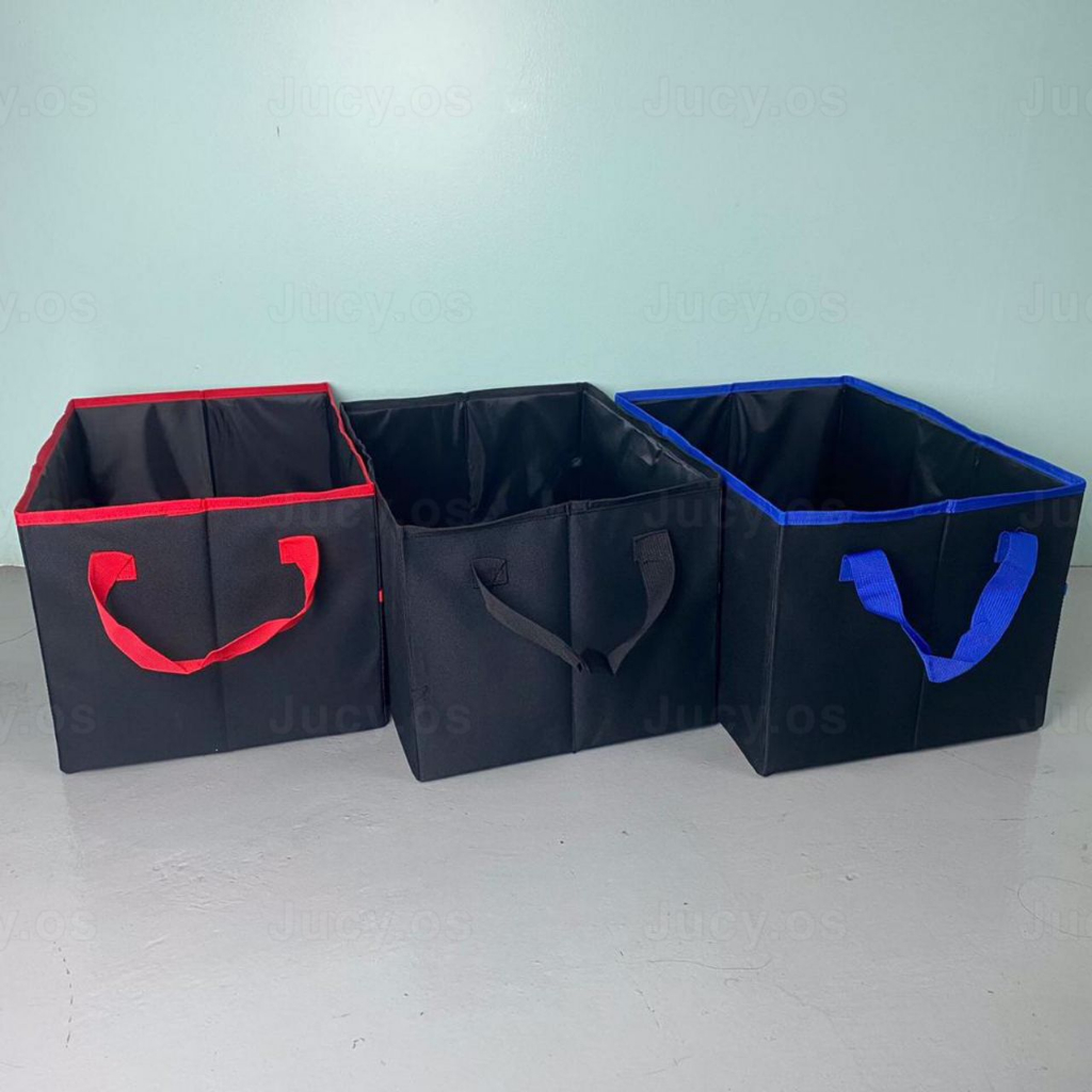 Foldable Carbooth Car Boot Organiser Storage Box Organizer Basket Cloth ...