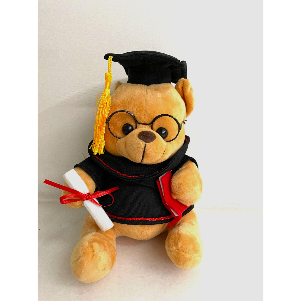 Graduation Teddy Bear - 18 cm | Shopee Malaysia
