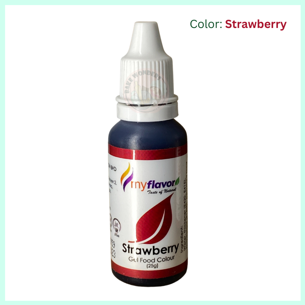 Myflavor Gel Food Colour/Pewarna Gel Makanan/Food colouring/Edible gel ...