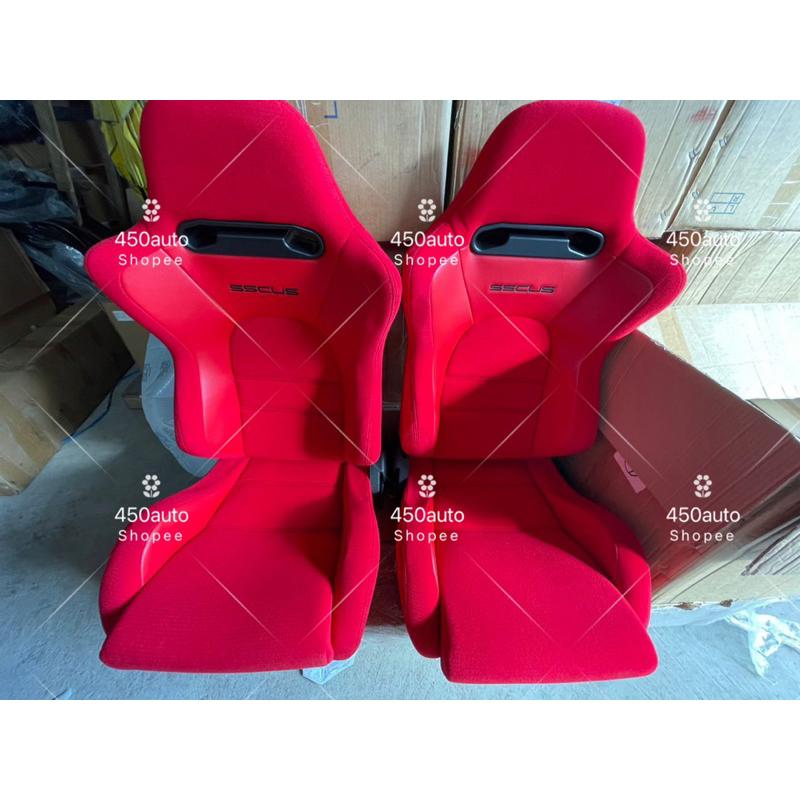 SSCUS E8 SPORT SEAT RED SET WIRA WAJA GEN2 PERSONA SATRIA MYVI VIVA ...