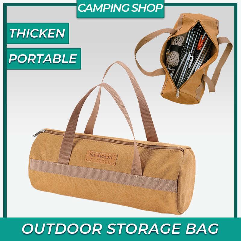 Camping Storage Canvas Peg Bag Pancang Khemah Bag Portable Outdoor ...
