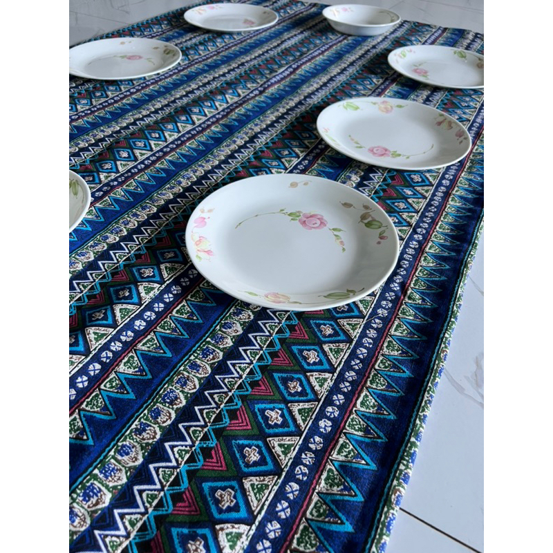 (KAIN TEBAL) Saprah Moden / Lapik Makan Bersila / Pelapik Pinggan Makan ...