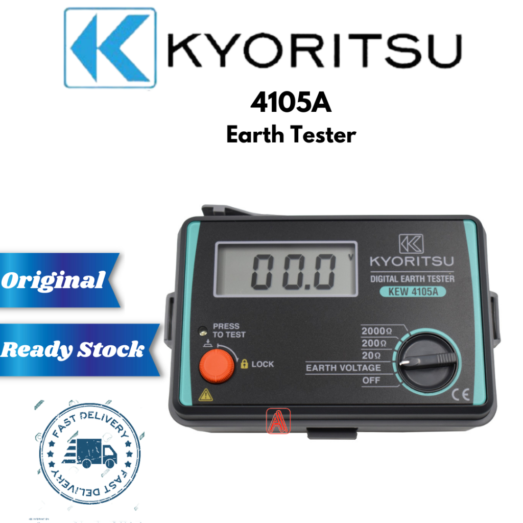 Kyoritsu 4105A Digital Earth Testers ( KEW 4105A ) | Shopee Malaysia