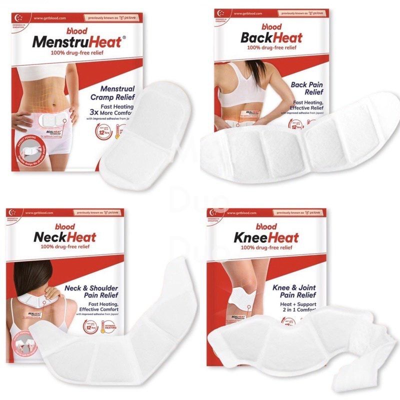 Blood Pain Relief Patch (BACK/NECK/KNEE/MENSTRUAL) | Shopee Malaysia