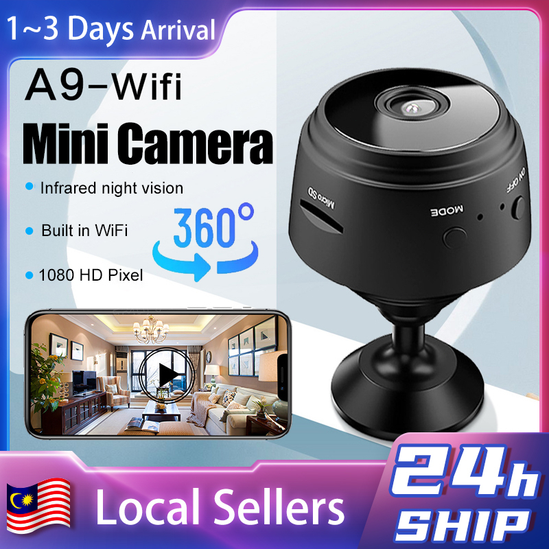 A9 Mini Camera 1080P HD IP Camera Night Version Voice Video Wireless ...