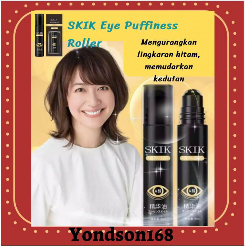 Serum Anti-Kedutan Menganjalkan Mata眼部紧致抗皱精华油淡化黑眼圈淡化眼部细纹精华液抖音同款Roller ...
