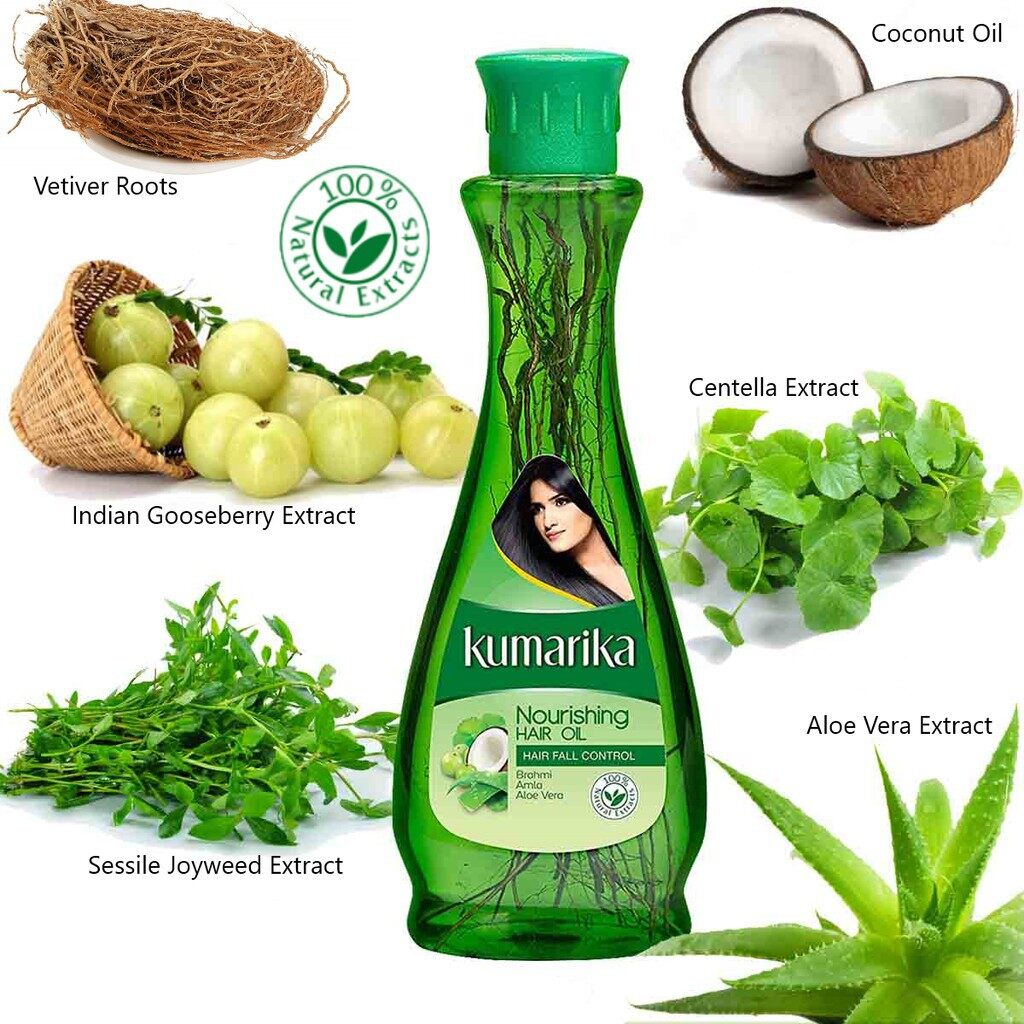Original Kumarika Nourishing Hair Oil - Hair Fall Control 200ml ...