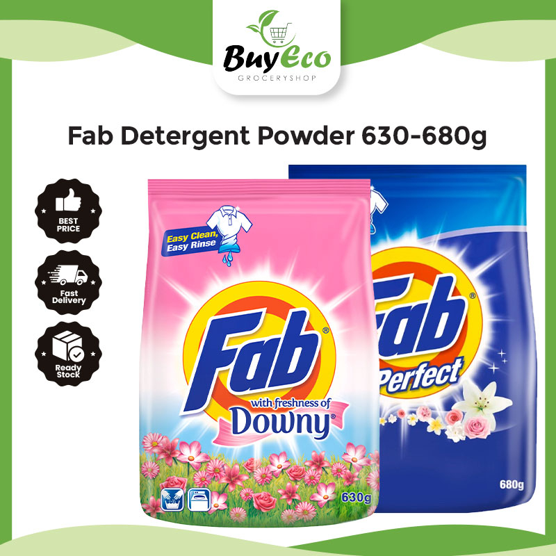 Fab Detergent Powder 630g | Shopee Malaysia