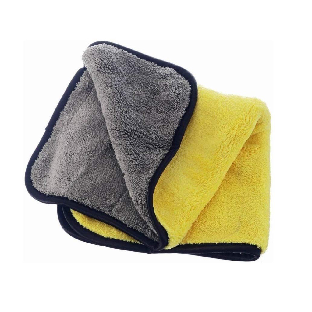 ASH- 𝐃𝐔𝐀𝐋 𝐋𝐀𝐘𝐄𝐑 Microfiber Car Cleaning Towel Multipurpose High Water ...