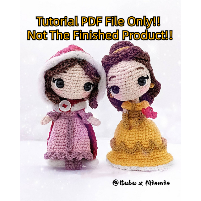 [EPattern] Amigurumi Crochet Tutorial- Disney Princess Beauty & Beast ...