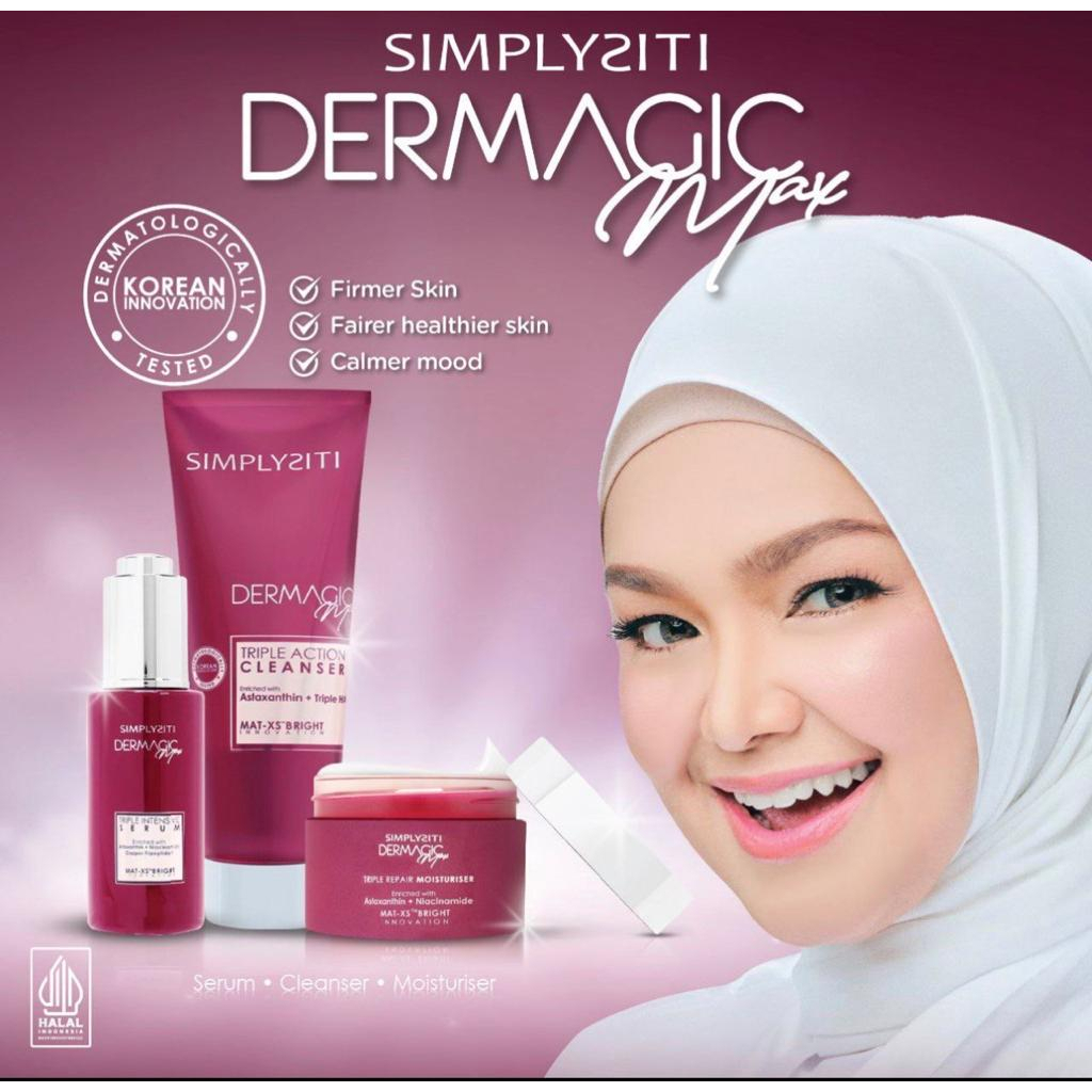 🔥NEW🔥SIMPLYSITI DERMAGIC MAX TRIPLE ACTION 3in1 Set (New Packaging ...