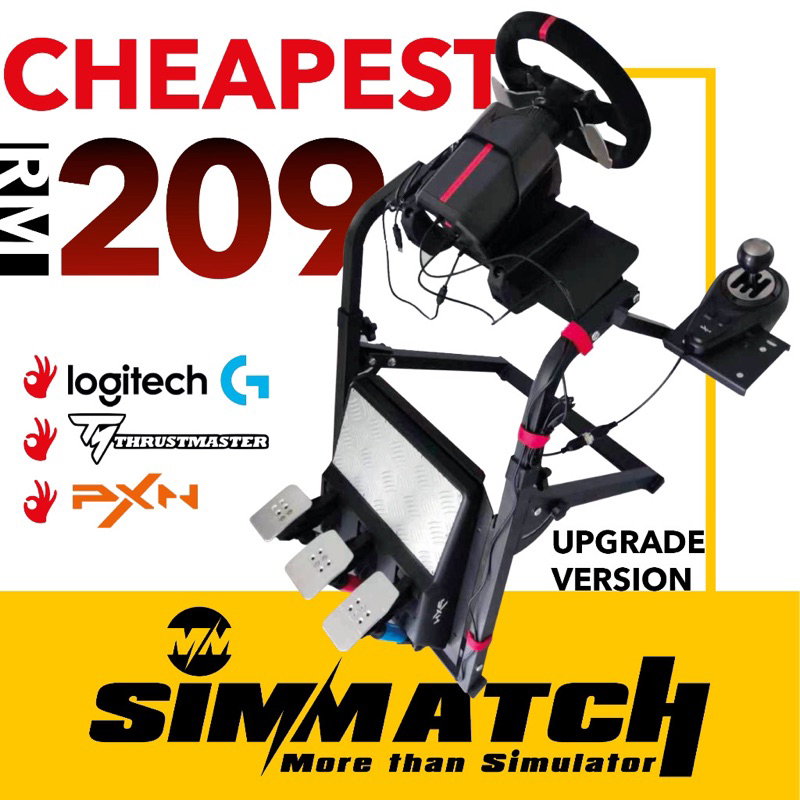 🔥SHIP FROM KL🔥READY STOCK SIM RIG STAND Racing Simulator Steering Wheel ...